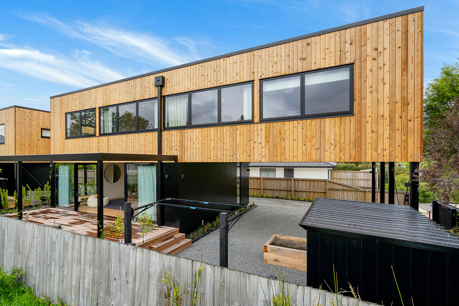Timber Twin Units | Christchurch | Gary Todd Architecture ...