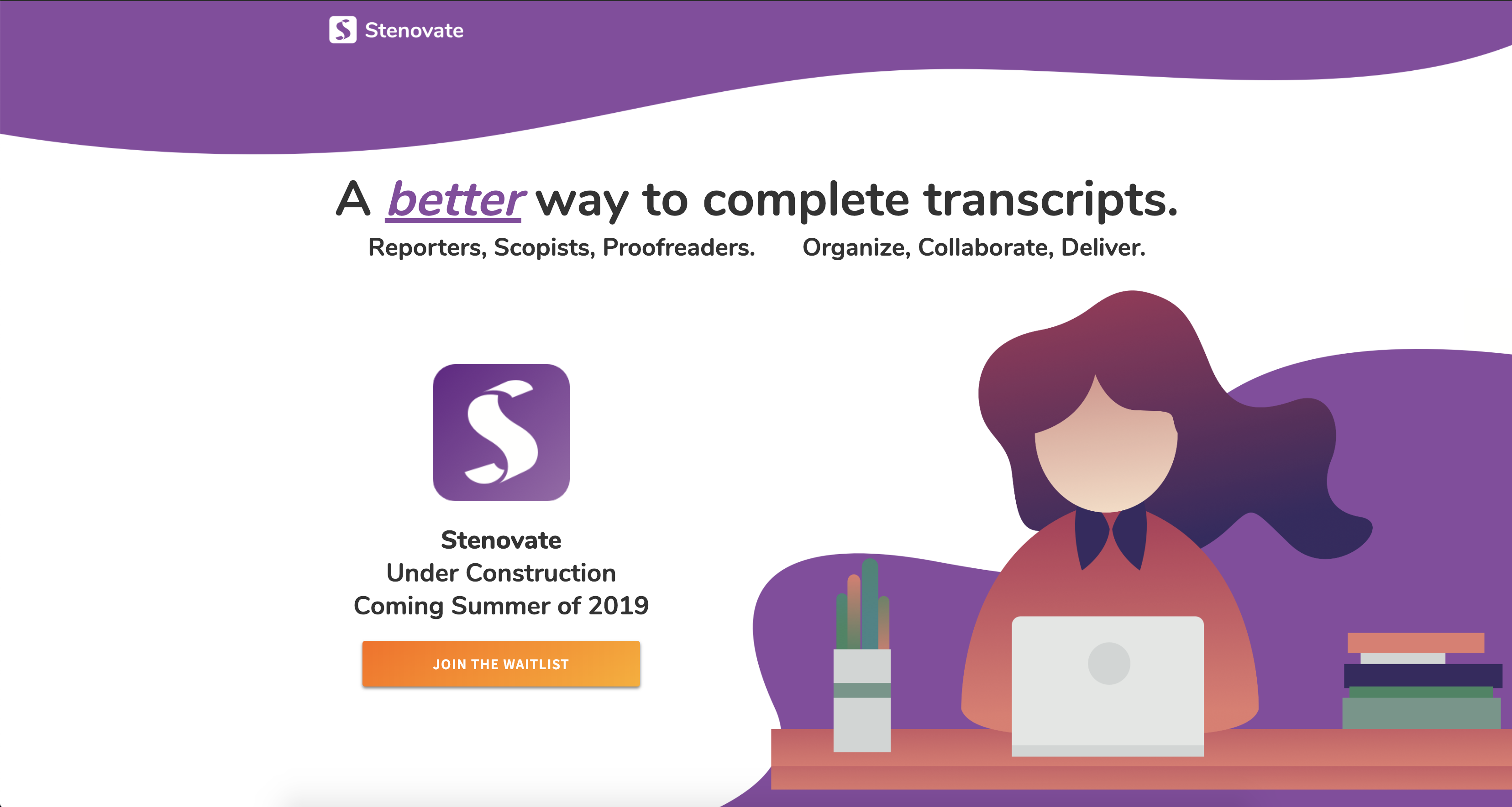 Stenovate | Join the waitlist today!