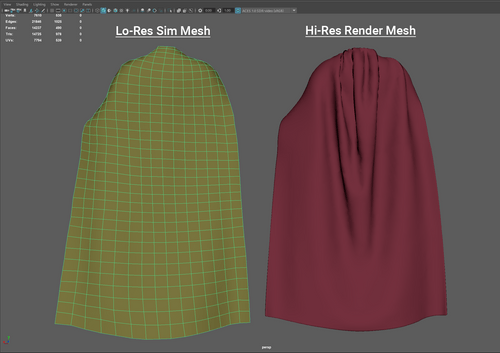 unreal cloth and hair simulation