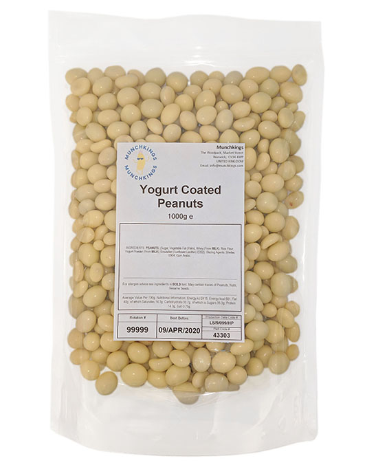 Munchkings - 1KG Yoghurt Coated Peanuts