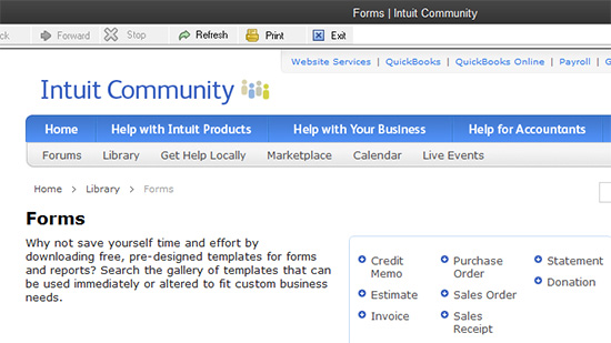 Create Your Own Business Forms in QuickBooks