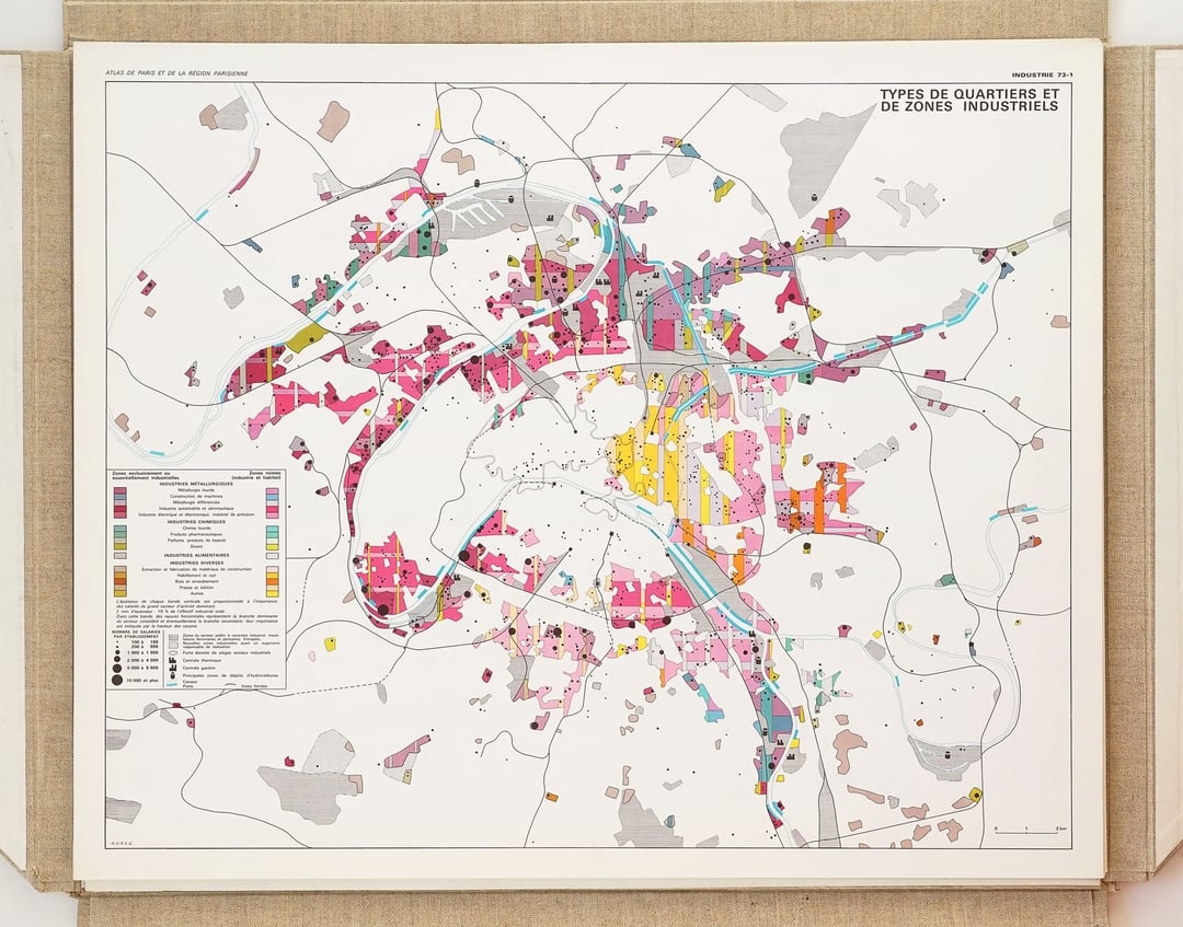 Atlas de Paris et de la Région Parisienne, 1967