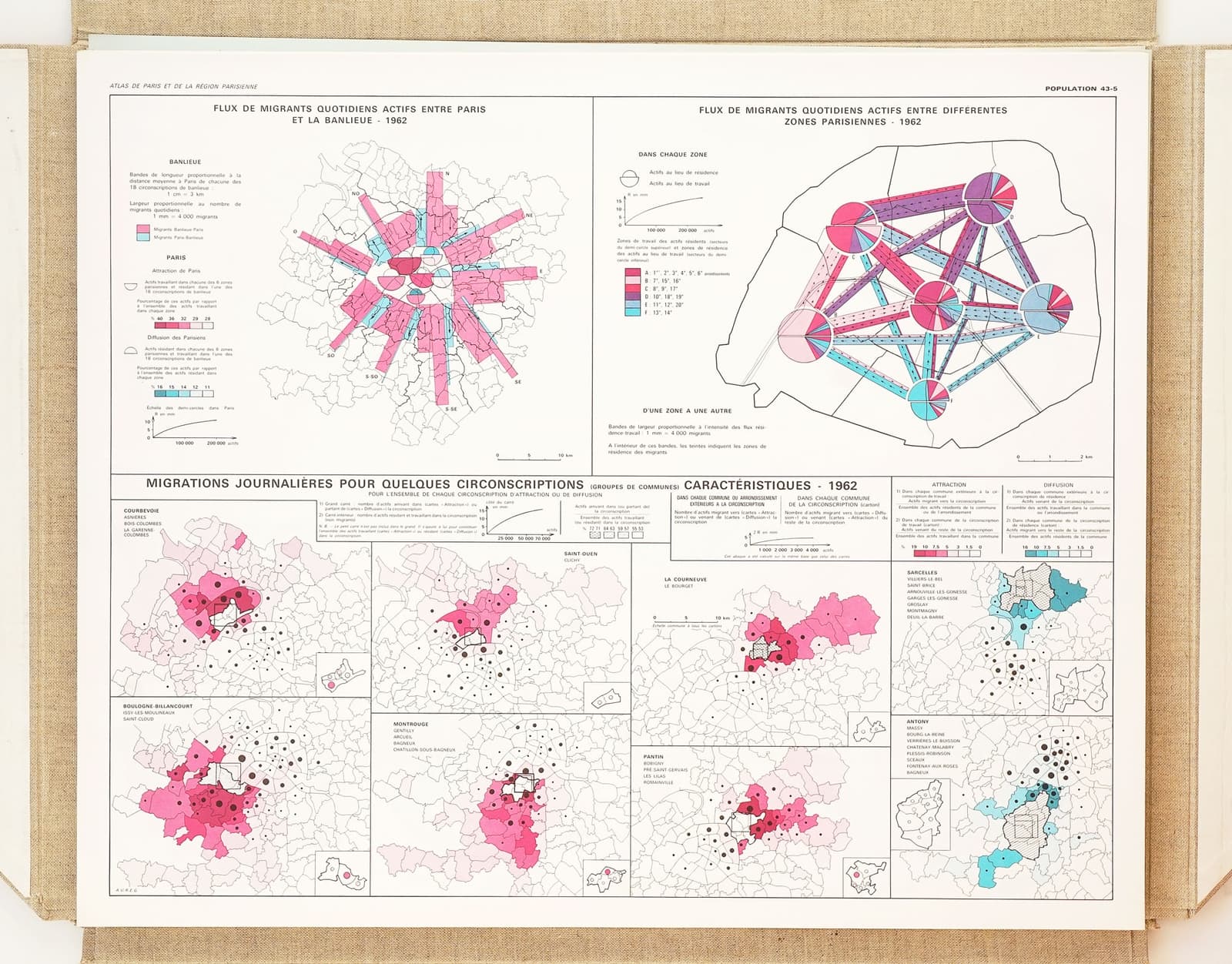 Atlas de Paris et de la Région Parisienne, 1967