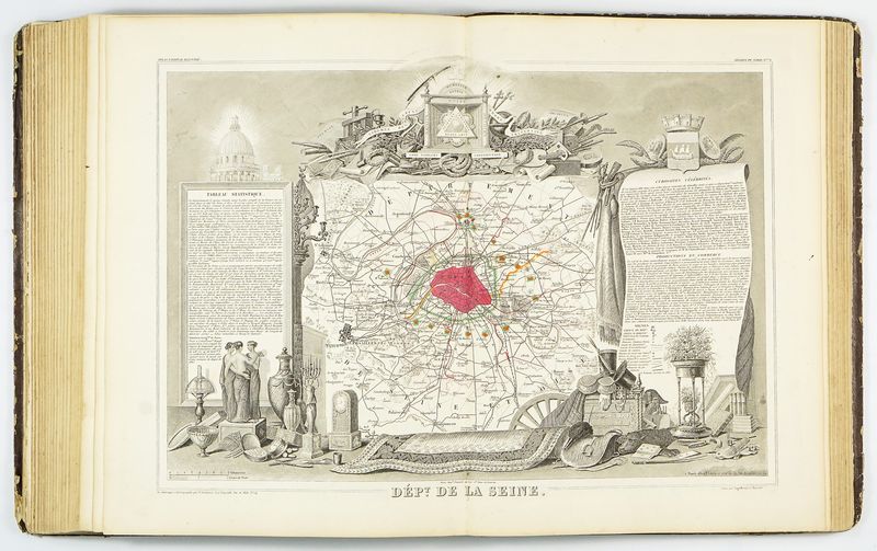 Atlas National Illustré de la France, 1854