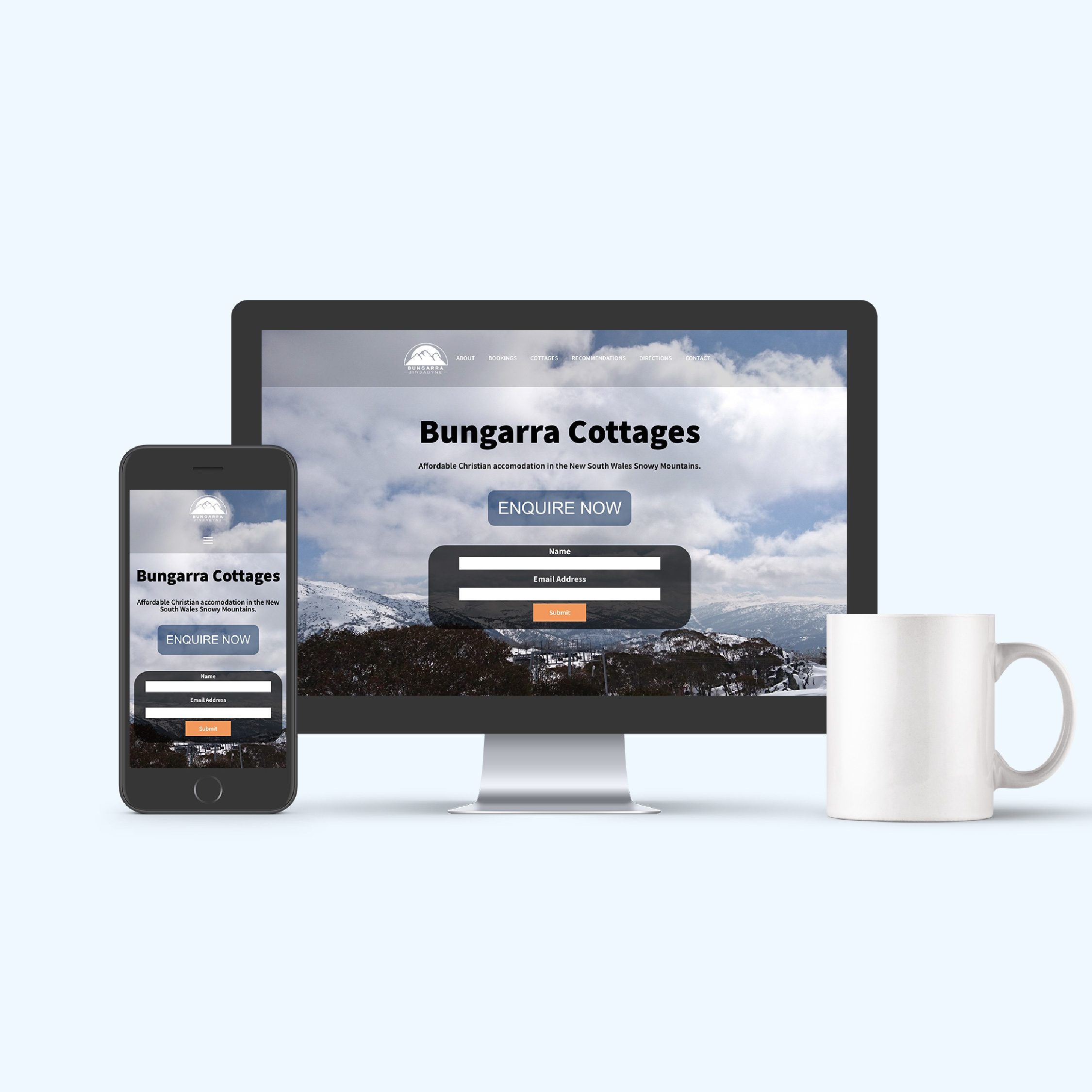 Bungarra Jindabyne | Web & Logo Design