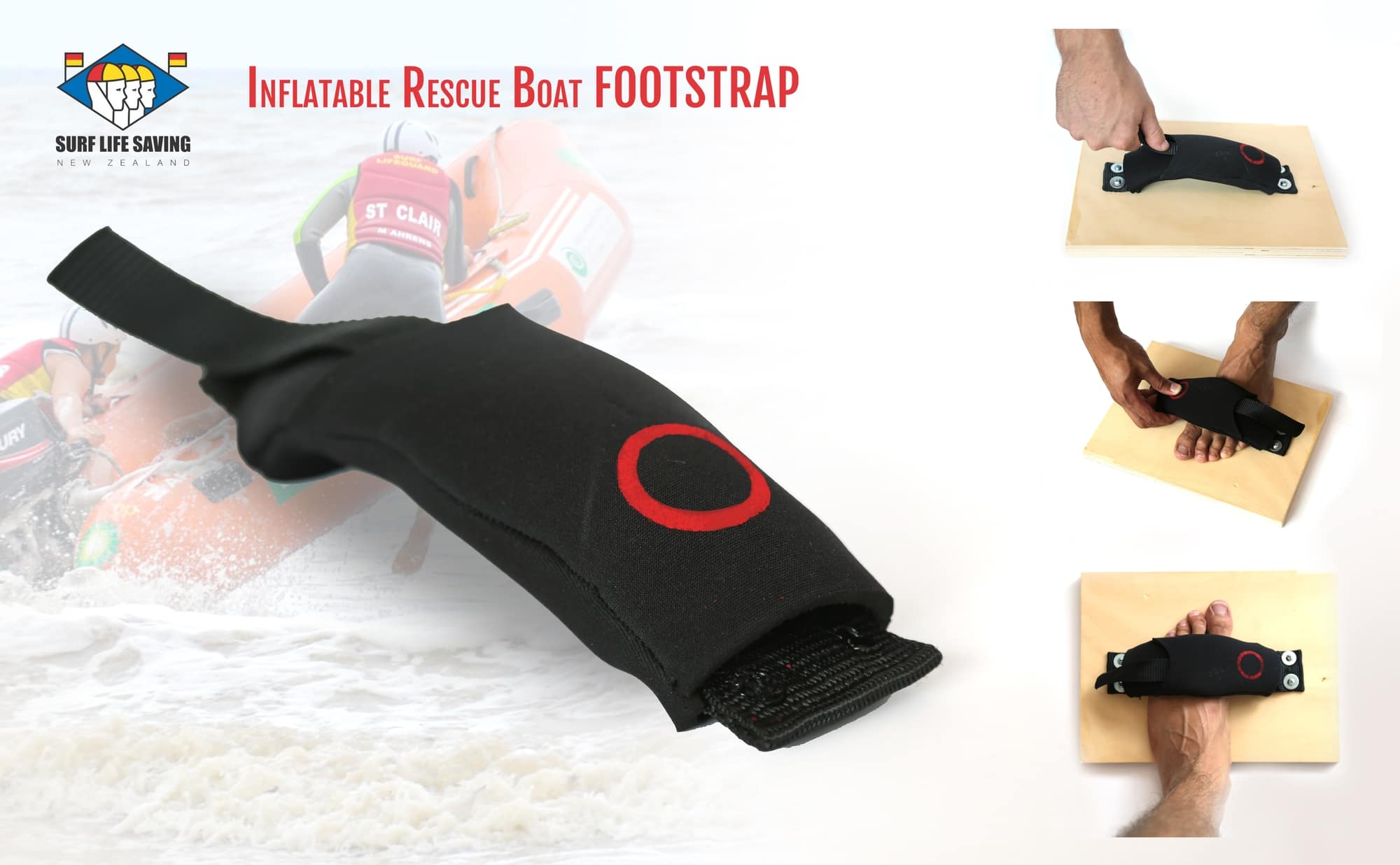 Inflatable Rescue Boat Foot Strap Redesign