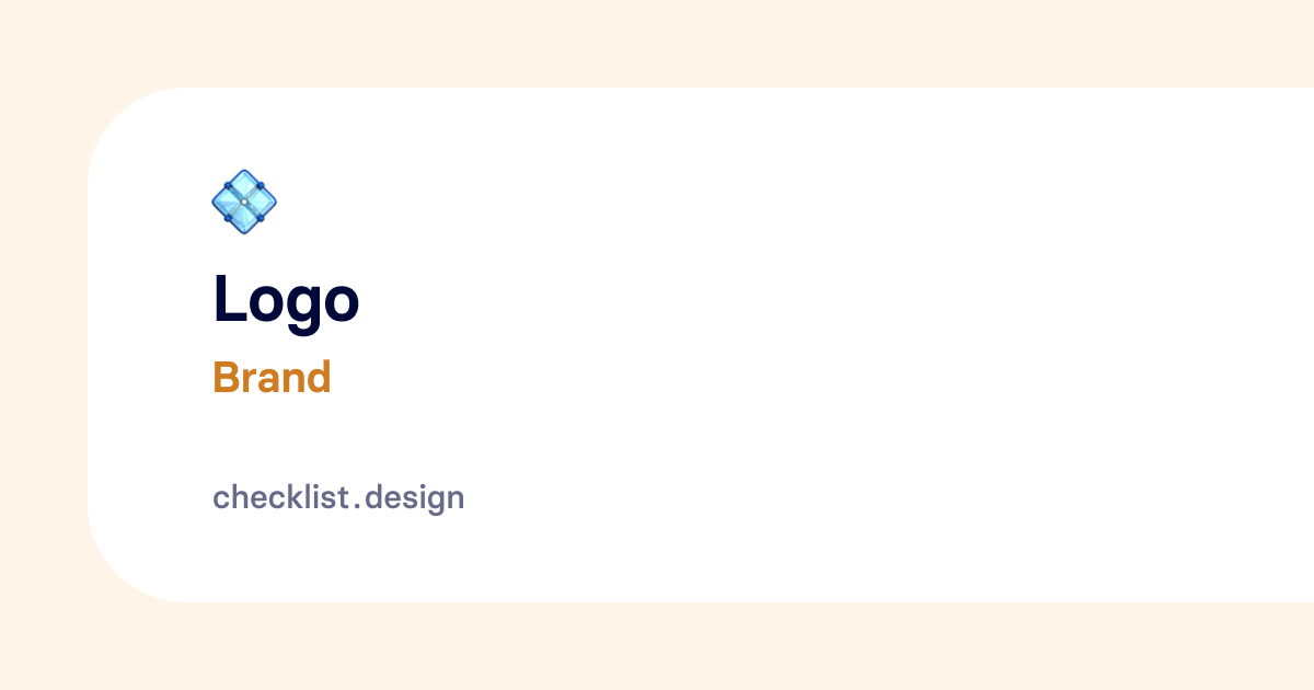 Logo - Checklist Design
