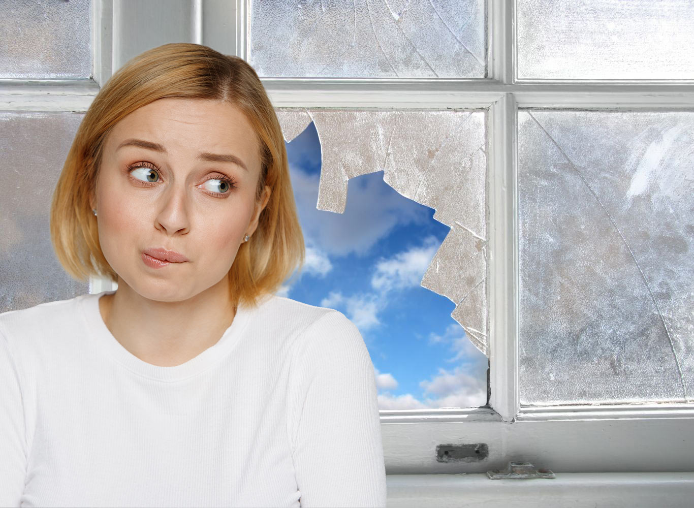 What to do if you break a window when cleaning