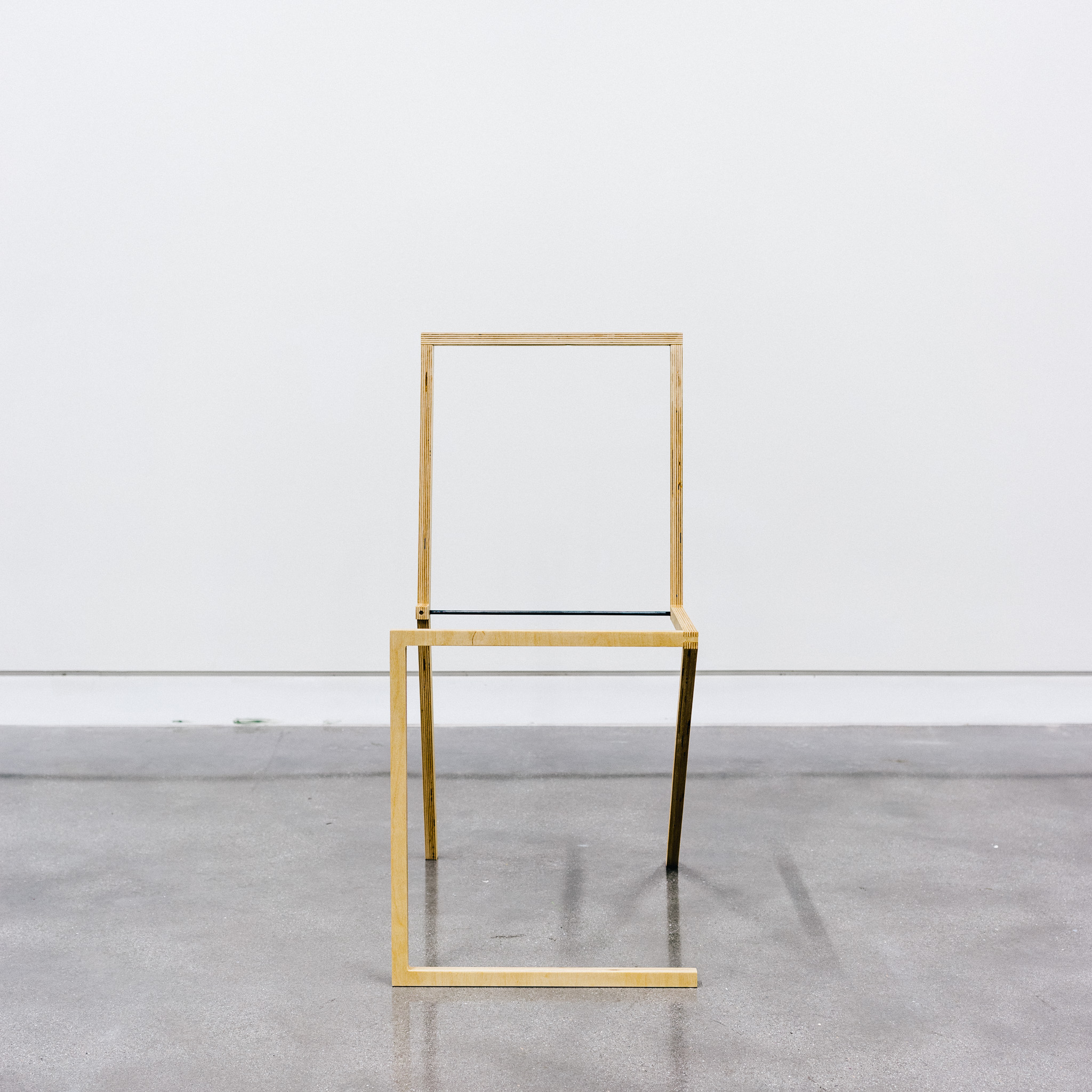 untitled 1 - 4 (drawings for three dimensional chairs) by Filip Skrzesinski