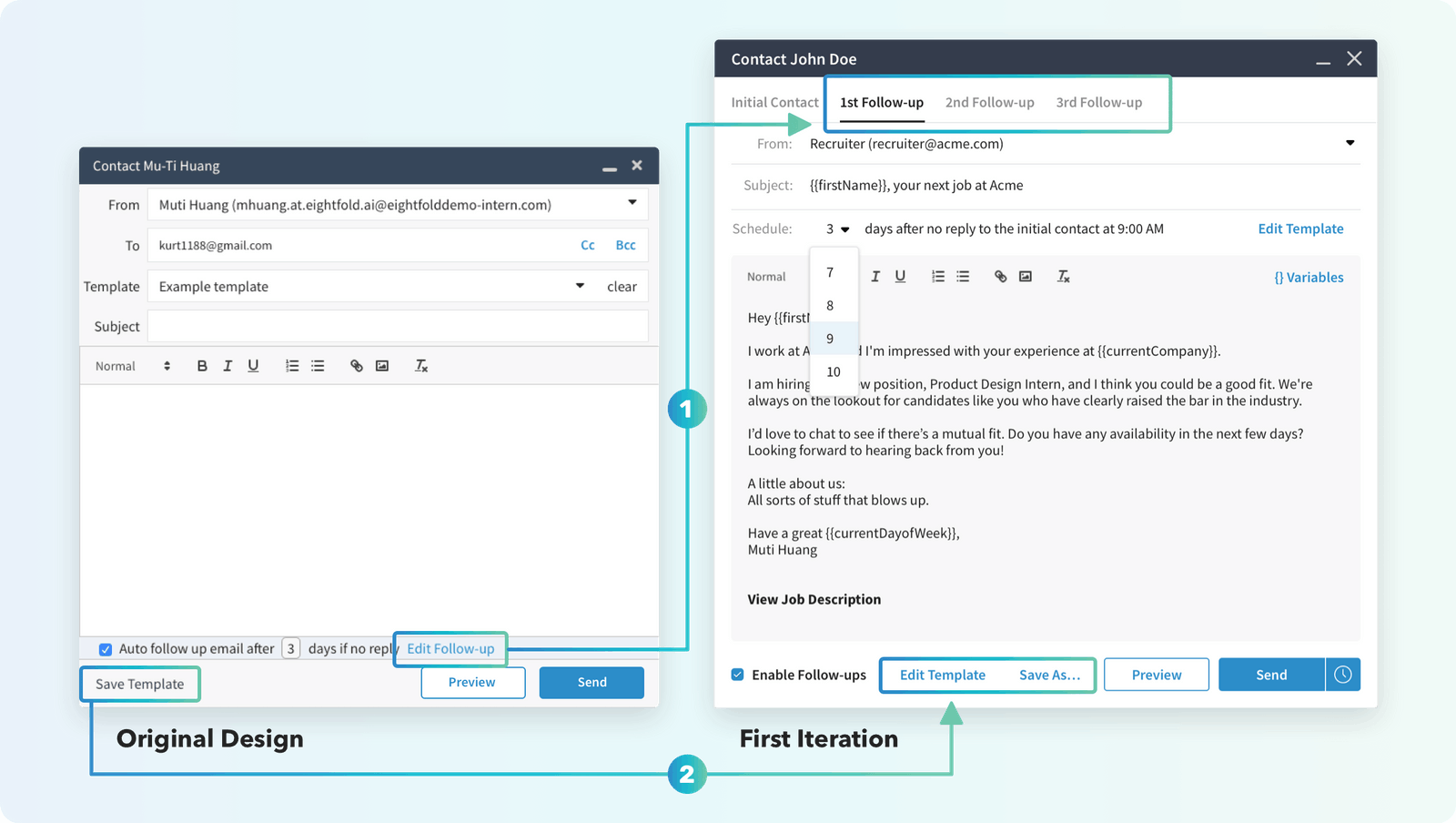 Eightfold AI - Multiple Follow-Ups