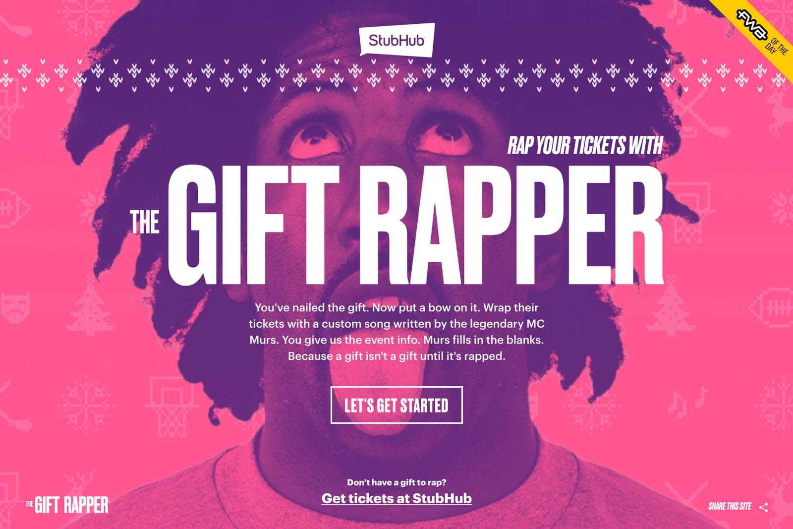 StubHub | The Gift Rapper | Work | TBD Advertising