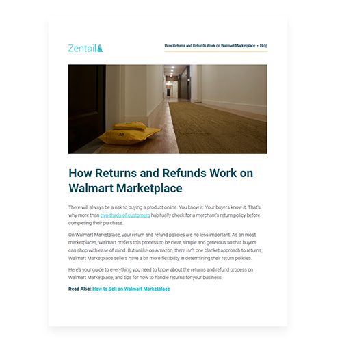 How Returns and Refunds Work on Walmart Marketplace | Zentail Blog