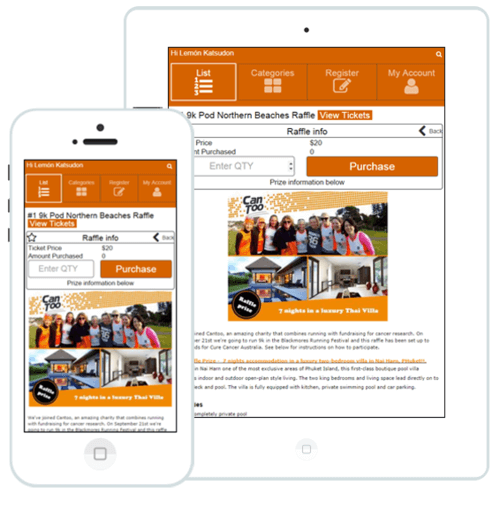 Finally Its Here Electronic Raffles - Fundraising