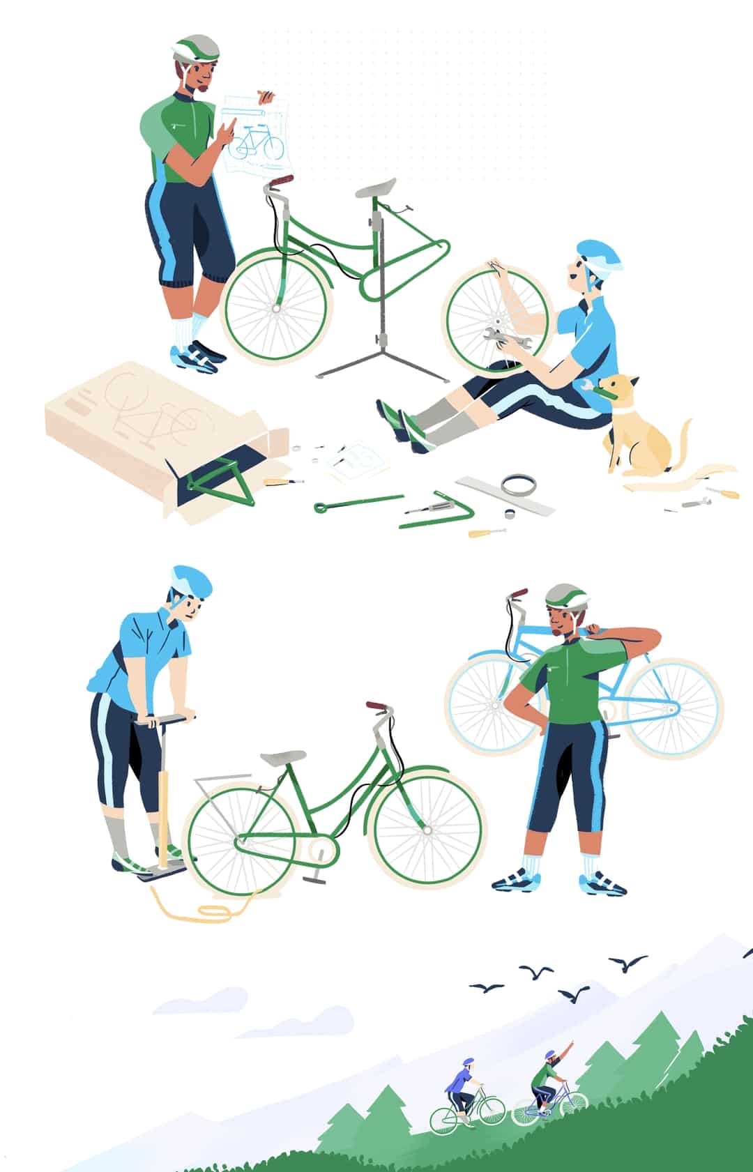 Help Scout Illustration Brand | by Alice Lee