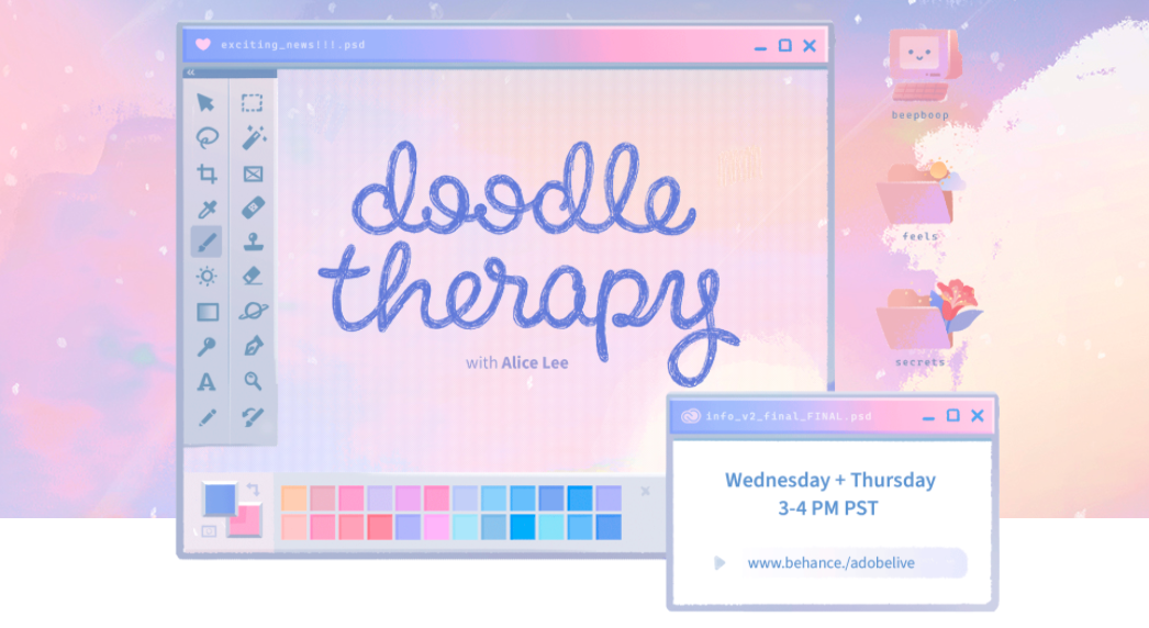 Doodle Therapy on Adobe Live | by Alice Lee