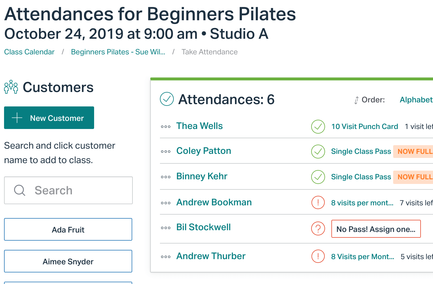 Punchpass: Class Management Software for Fitness Studios