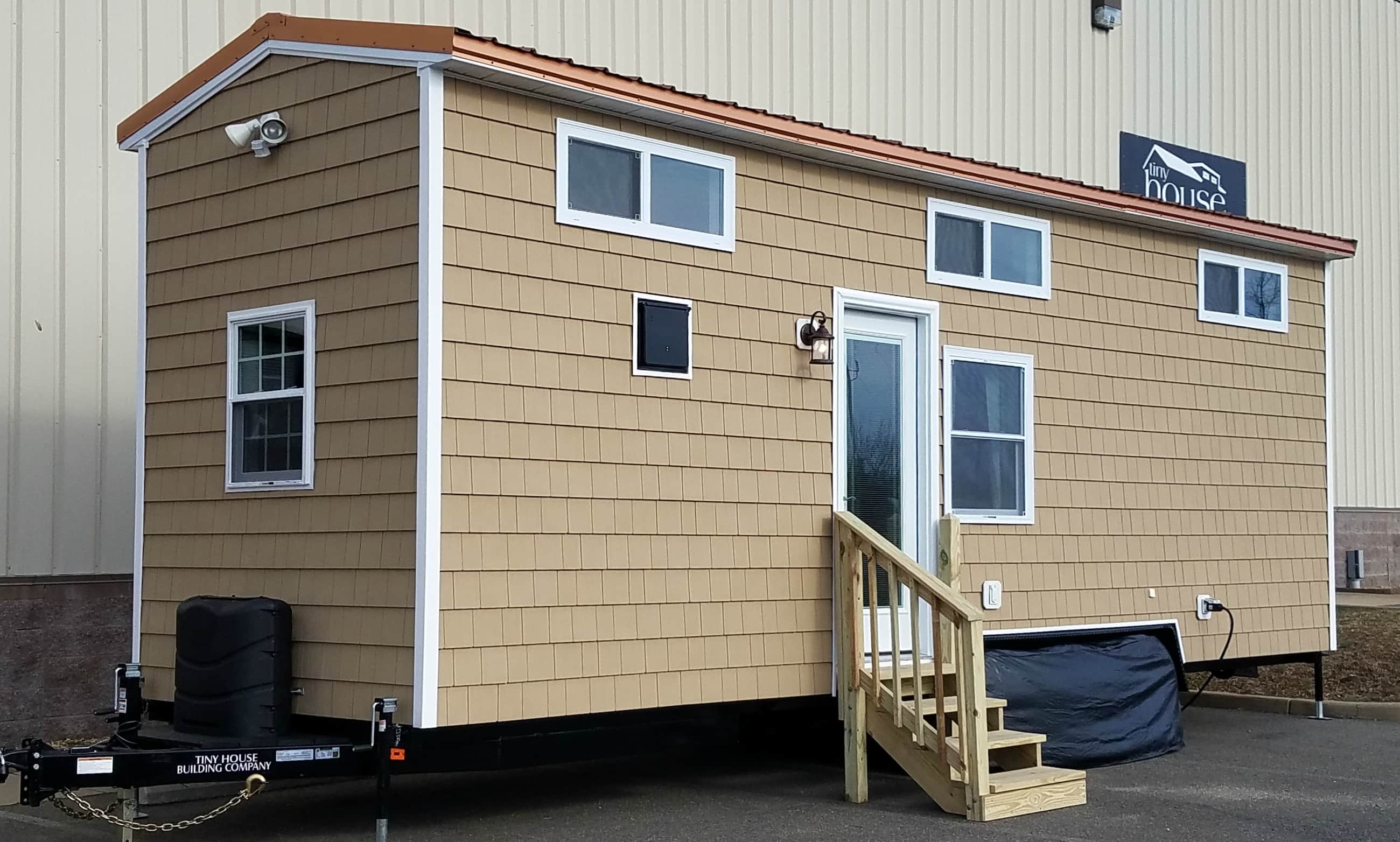 Custom portable tiny houses on wheels for sale.