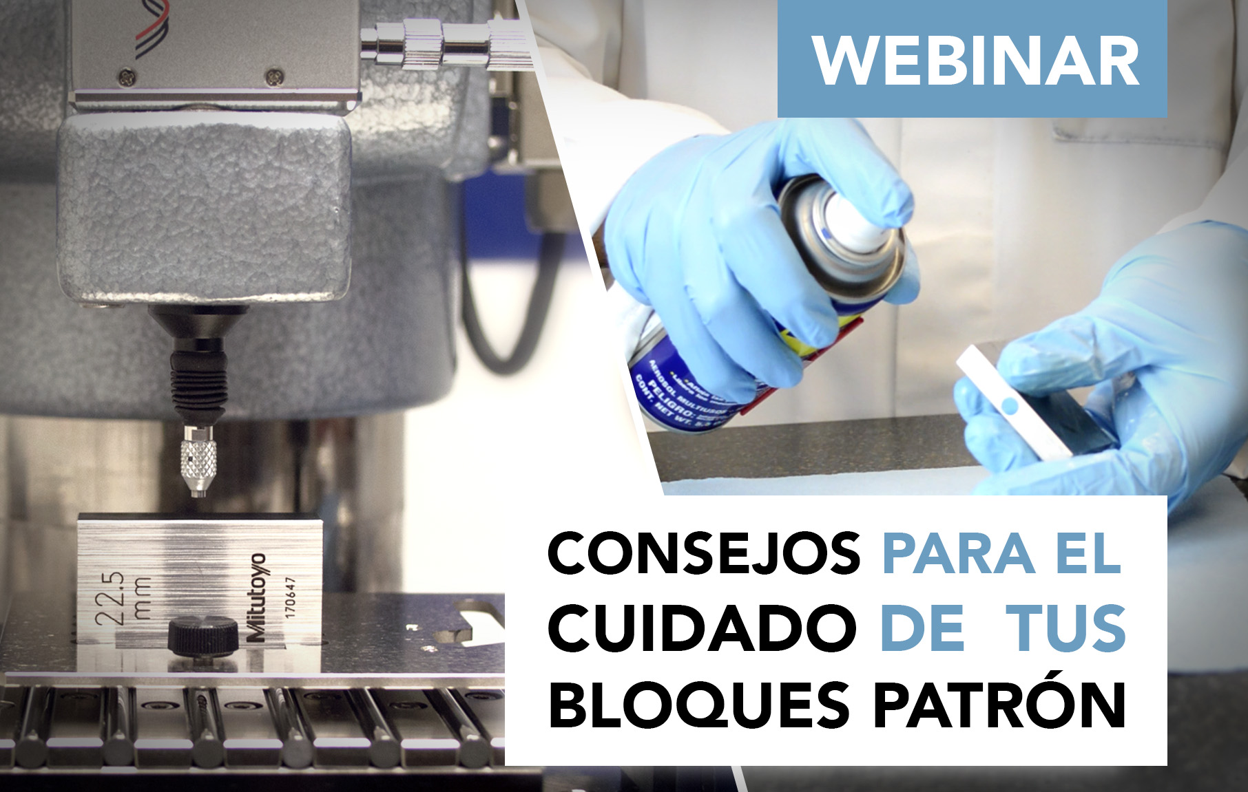 Consejos para el cuidado de tus bloques patrón - Webinar - Metrolab