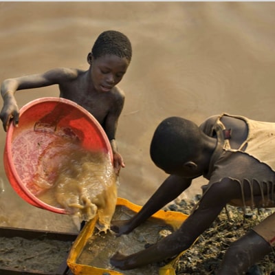Why do children work in mining?