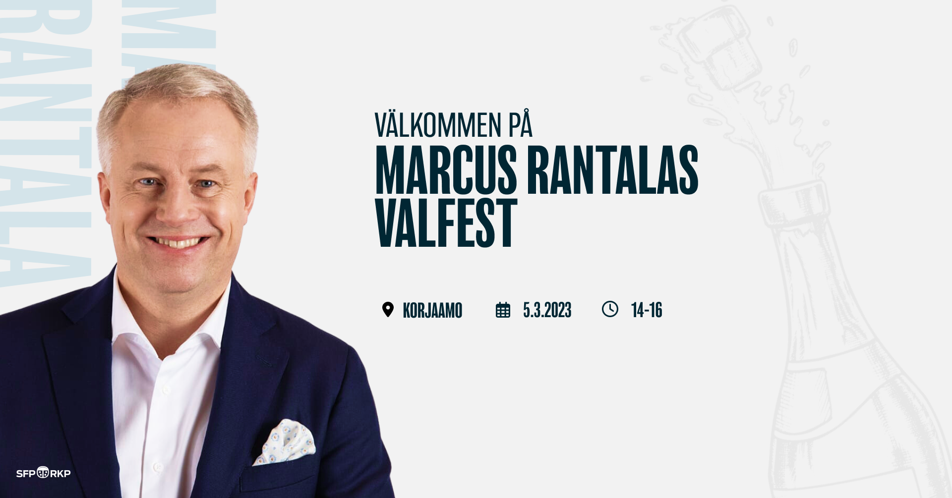 Marcus Rantala | Marcus Valfest - Söndag 5.3!