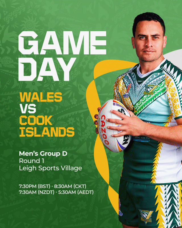 Cook Islands: Rugby League World Cup 2021 | Tyson Bennett