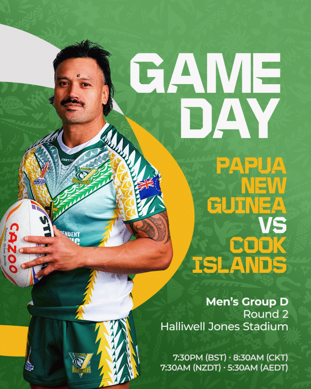 Cook Islands: Rugby League World Cup 2021 | Tyson Bennett