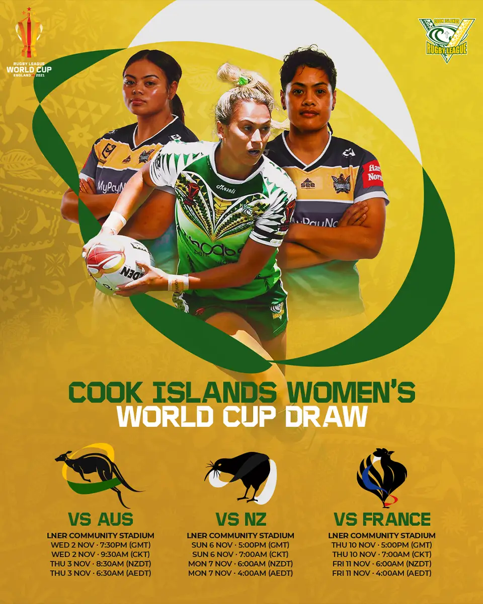 Cook Islands: Rugby League World Cup 2021 | Tyson Bennett