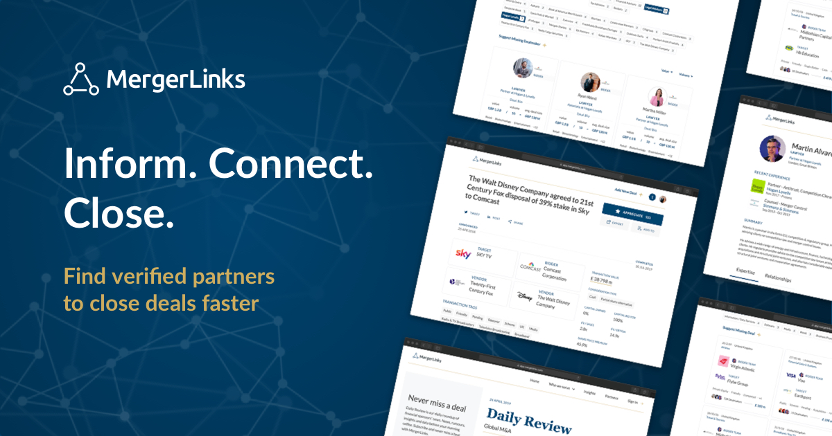 MergerLinks - Inform. Connect. Close.