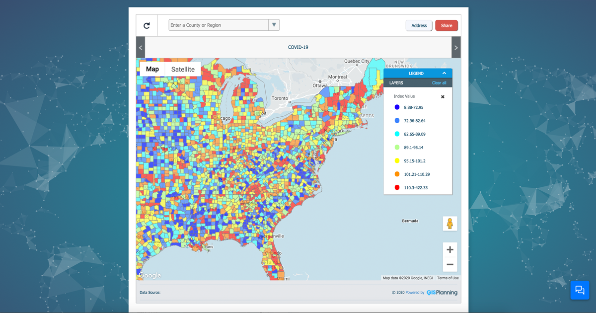 Covid-19 Map-Instructions
