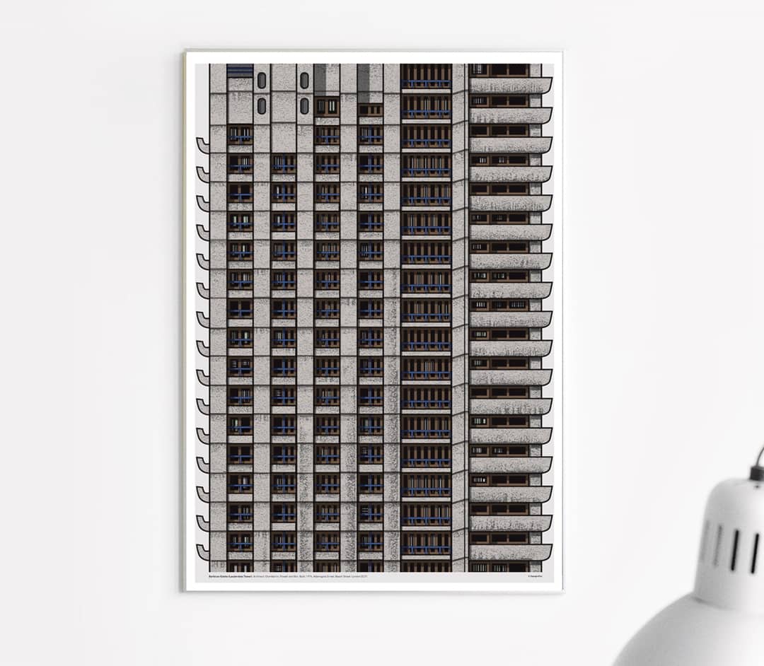 Barbican (London) - Poster by Zupagrafika