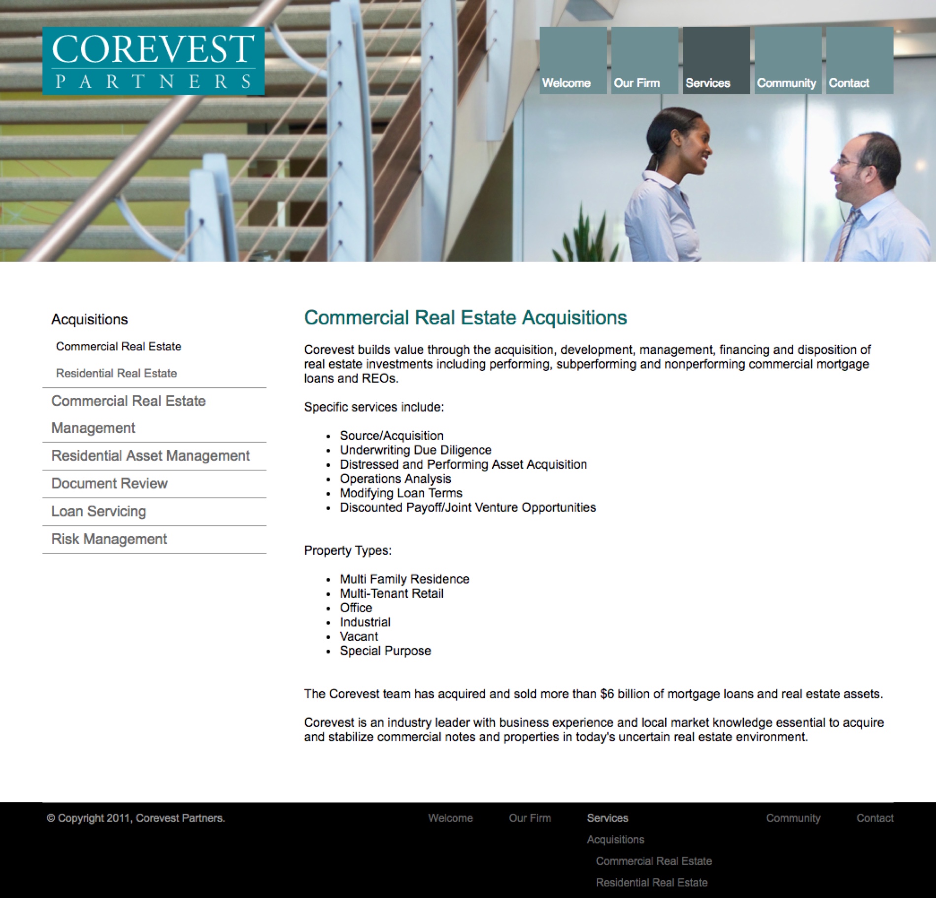 Corevest Partners | Website Design Portfolio | Shore3