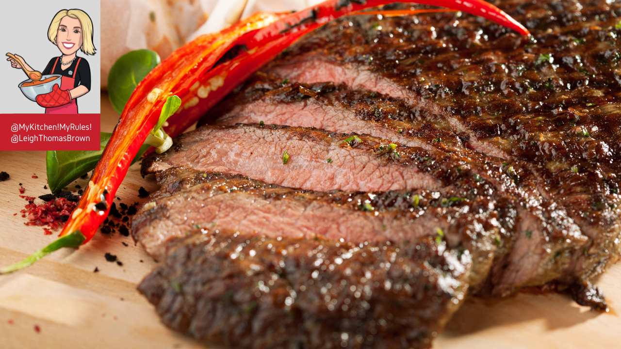 Ancho Chili Flank Steak Sheet Pan Dinner