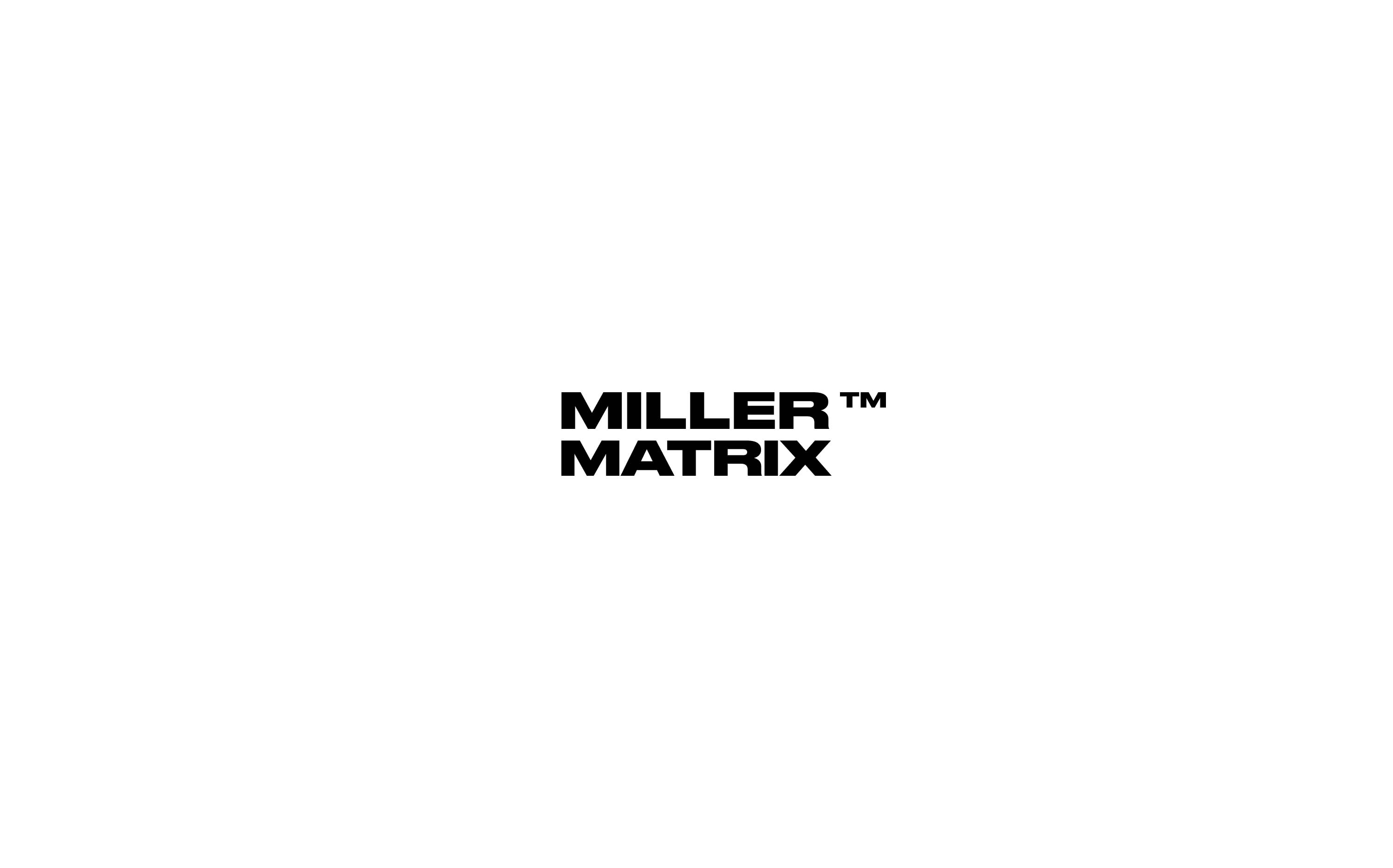 MILLER MATRIX