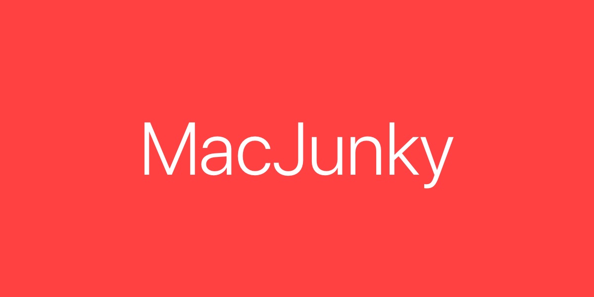 MacJunky | Apple Support, Mac Help, Advice & Training via Remote Sessions