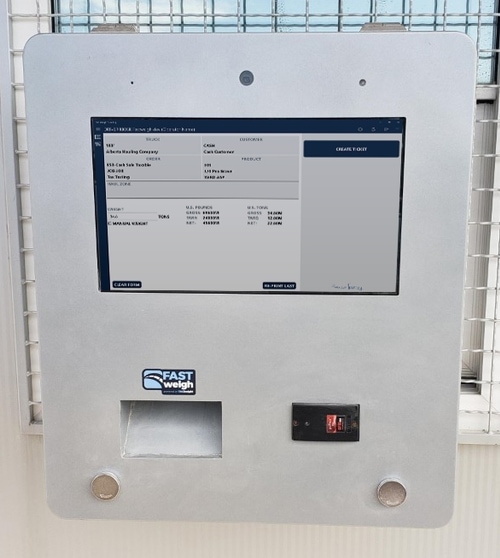 Unattended Truck Scale Weighing Kiosk | Fast-Weigh Ticketing