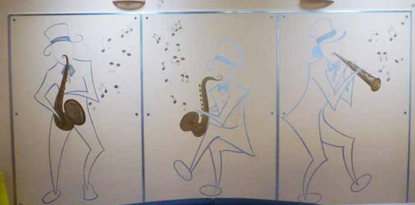 MW Murals | Stonebow NHS Trust dining room | Mural Design ...