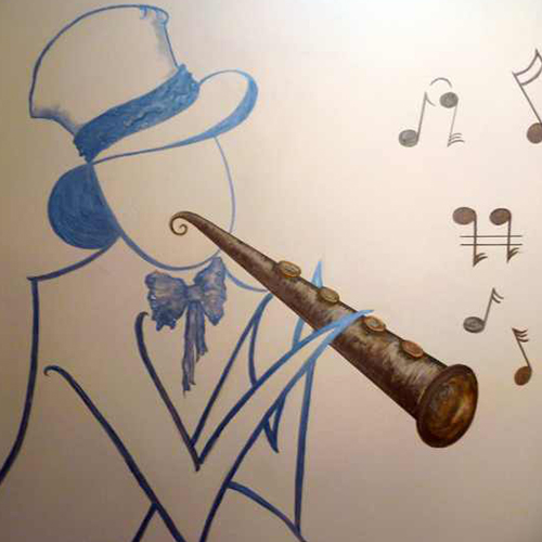 MW Murals | Stonebow NHS Trust dining room | Mural Design ...