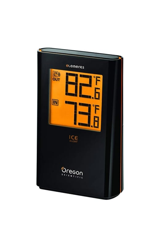 Oregon Scientific EW91 Wireless Indoor/Outdoor Thermometer with Ice ...