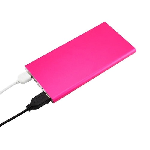BLACKWEB Portable Battery USB Charger-Pink | Surplus Giant