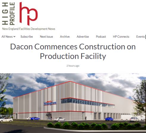 Insight | Dacon Commences Construction on Production Facility | Dacon ...