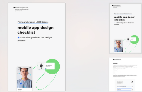 Mobile app design checklist download | CX research, design and ...