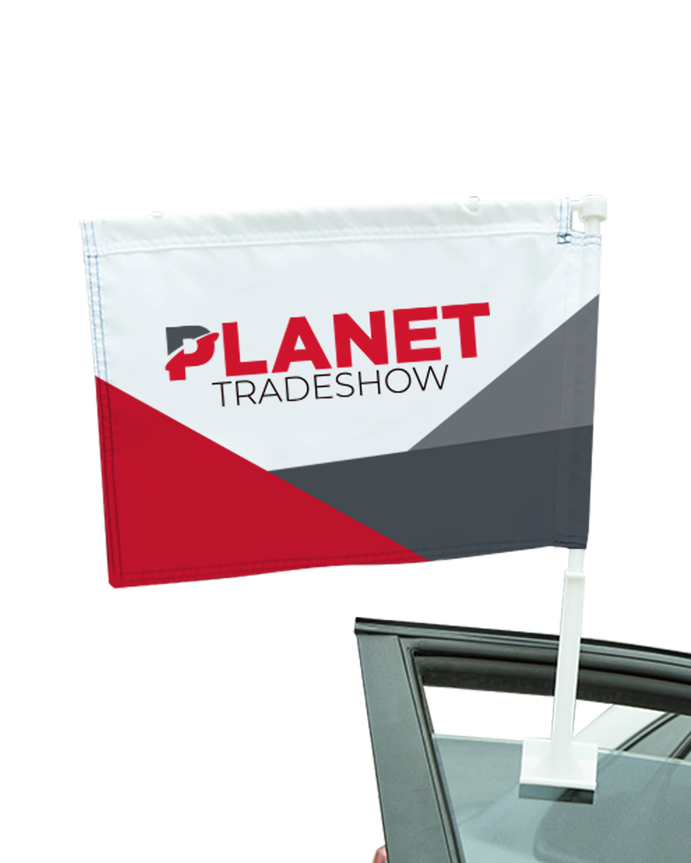 Car Window Flag | Planet Tradeshow