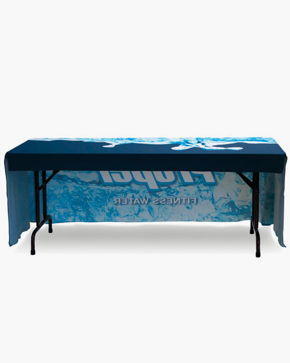 8' Open Back Table Throw | Planet Tradeshow