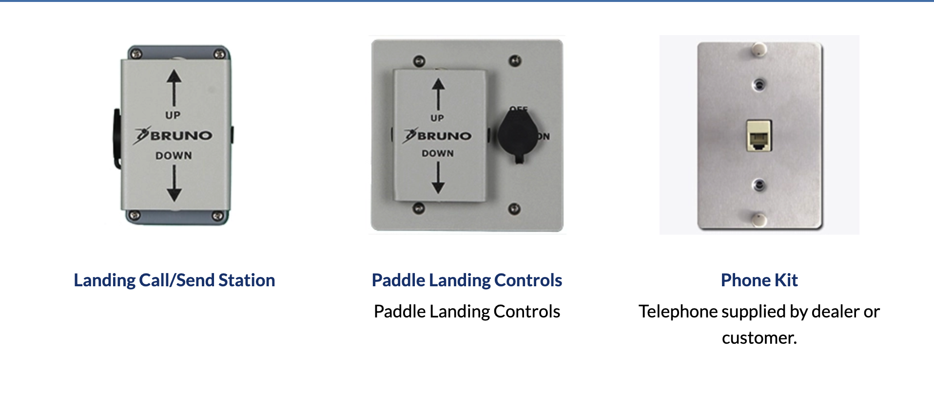 Bruno VPL-3100/VPL-3000B Vertical Platform Lift