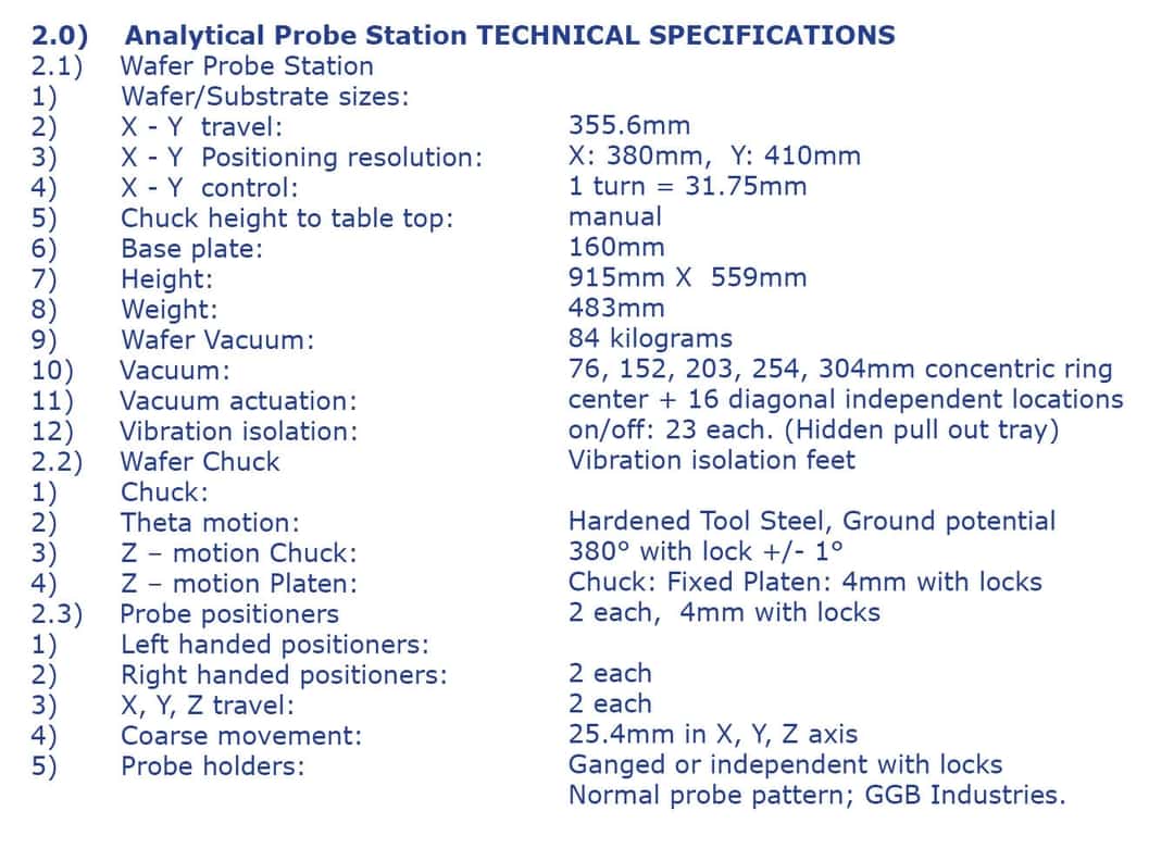 Analytical Probe Station Tutorials