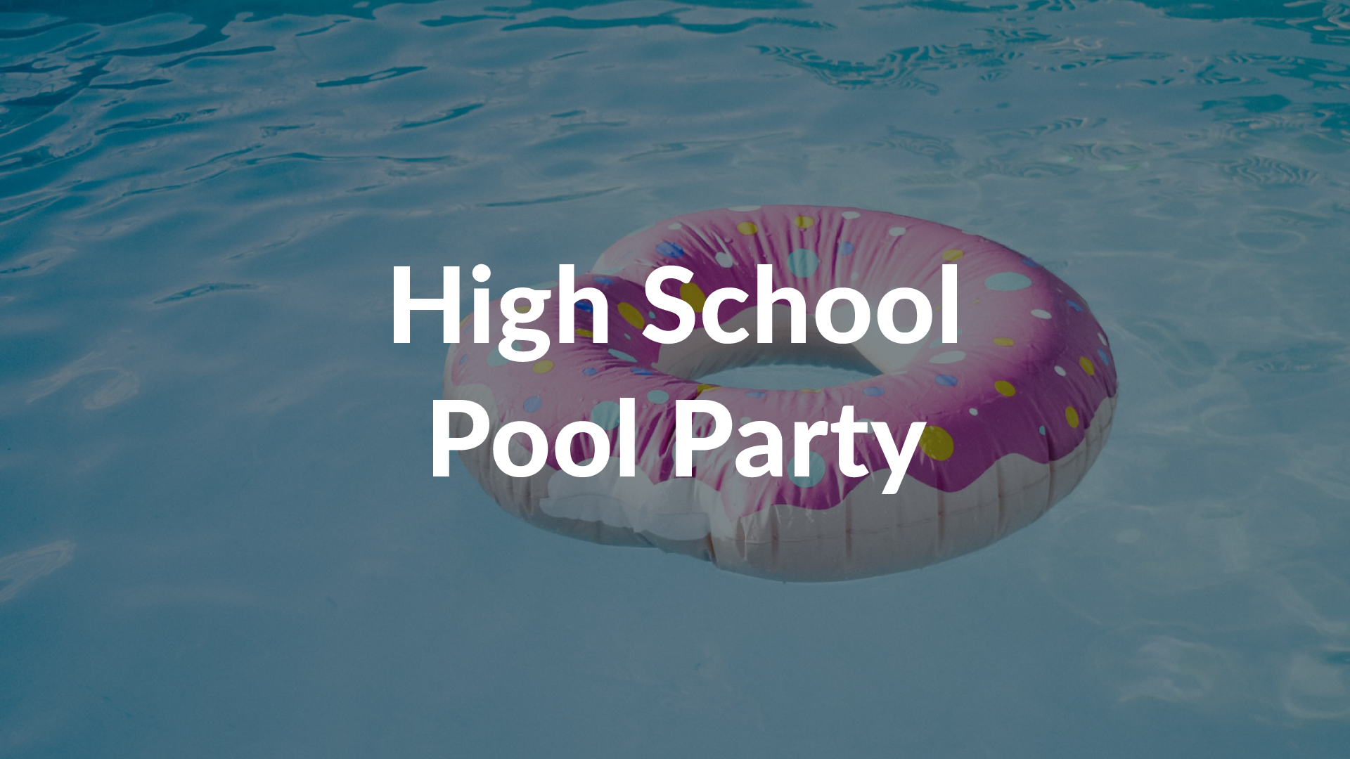 High School Pool Party | Center Grove Church