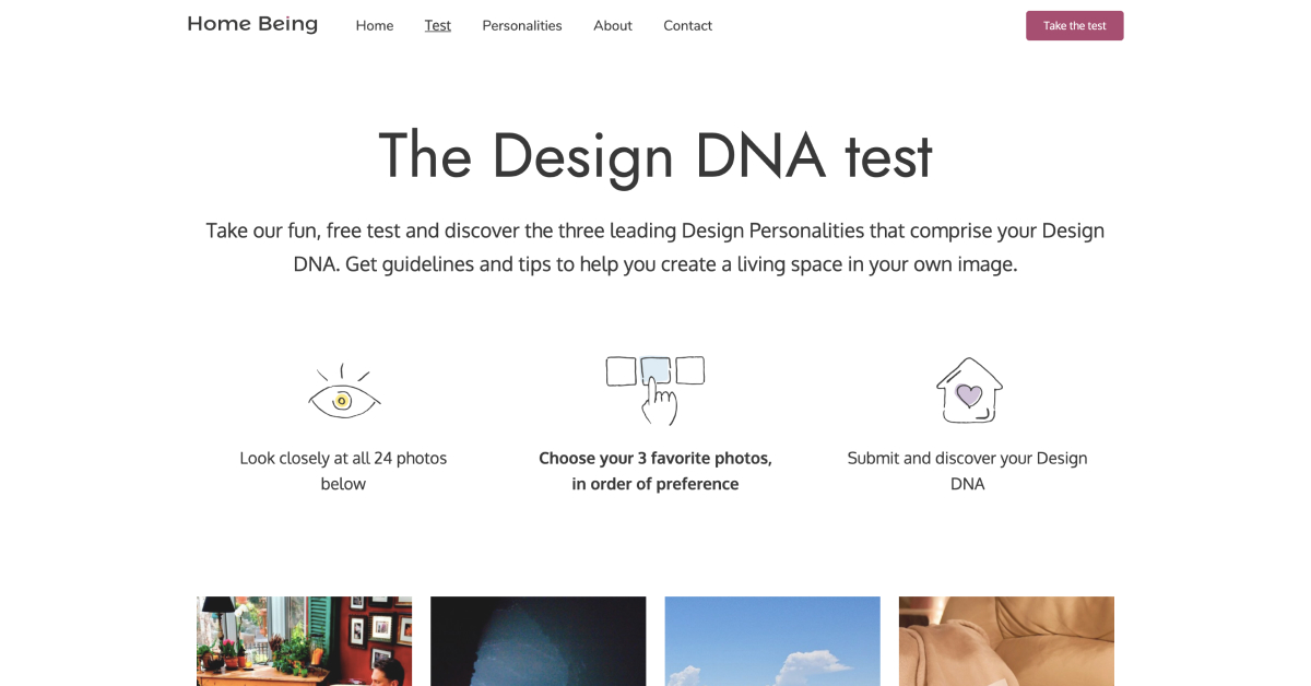 The Design DNA Test | Home Being