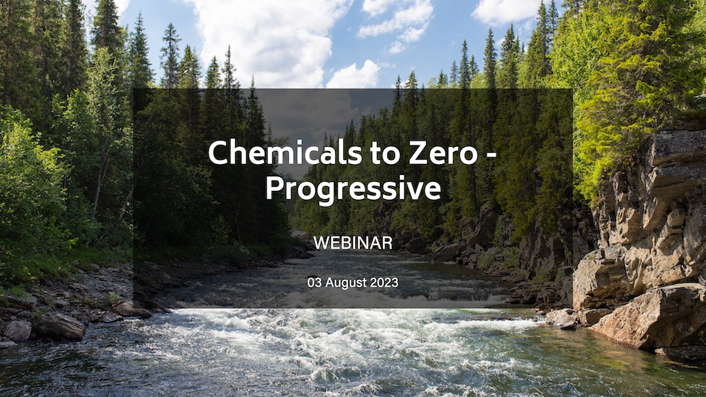 ZDHC Webinar: Chemicals to Zero - Progressive