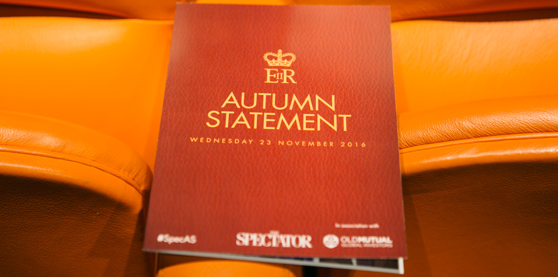 Autumn Statement 2016 | Spectator Events