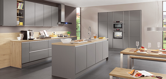 German Handleless Kitchen | Handleless Kitchen Units